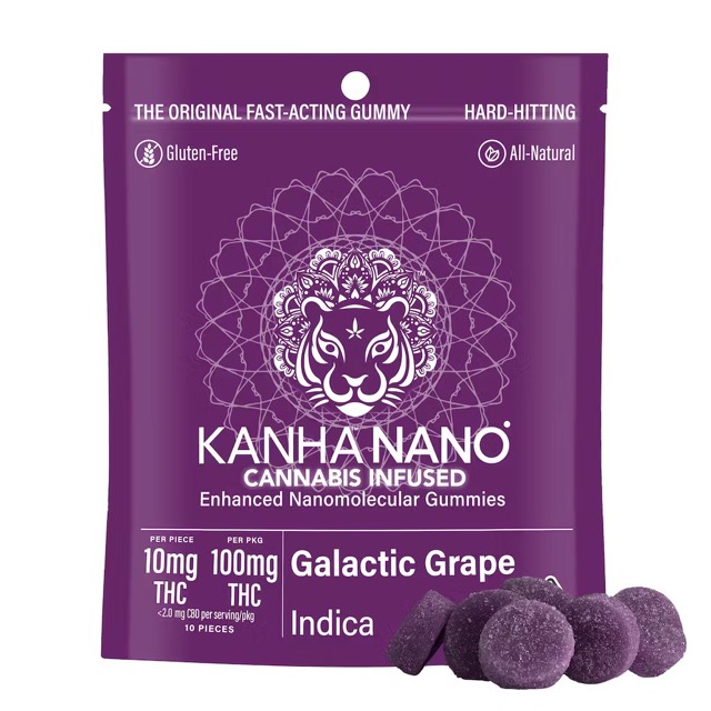 NANO Galactic Grape | 100mg Gummies - Costa Mesa