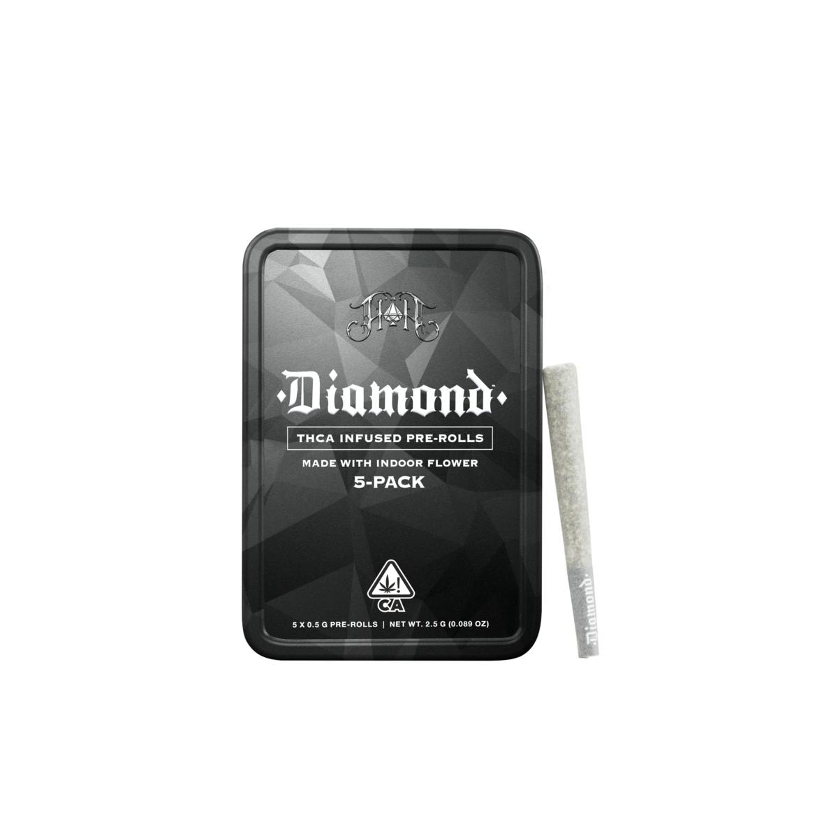 Apple Tartz | 5 Pack Diamond THCA-Infused Pre-Rolls - Sherman Oaks