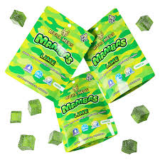 Lime Mambas | 100mg Hash Rosin Gummies - Costa Mesa